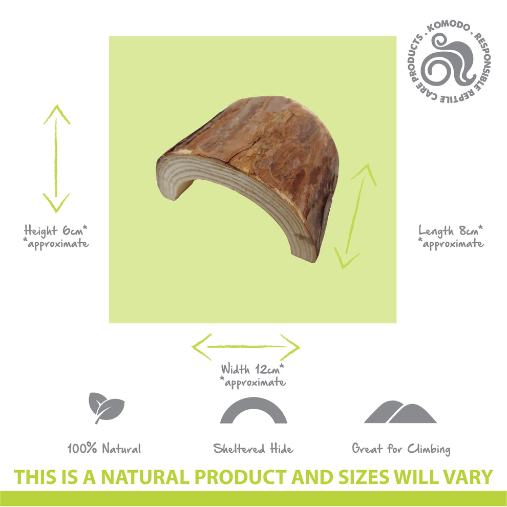 Komodo Wooden Hide | Natural Hiding Spot for Reptiles – Komodo Reptile ...