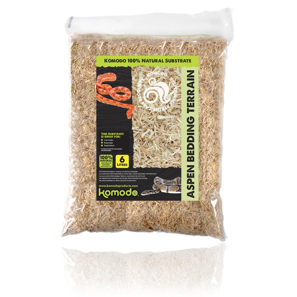 Komodo Aspen Bedding | Natural & Biodegradable Snake Substrate – Komodo ...